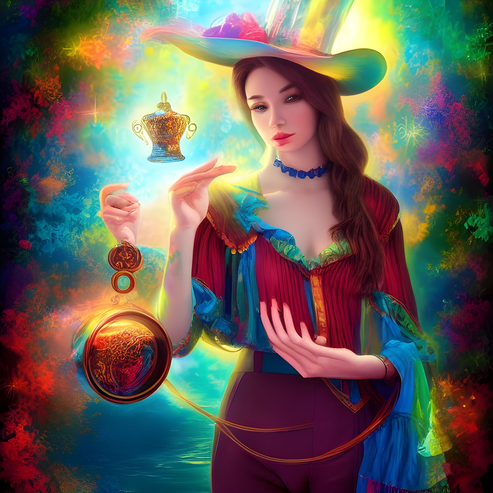 #794 - Magician - AI Generated Artwork - NightCafe Creator