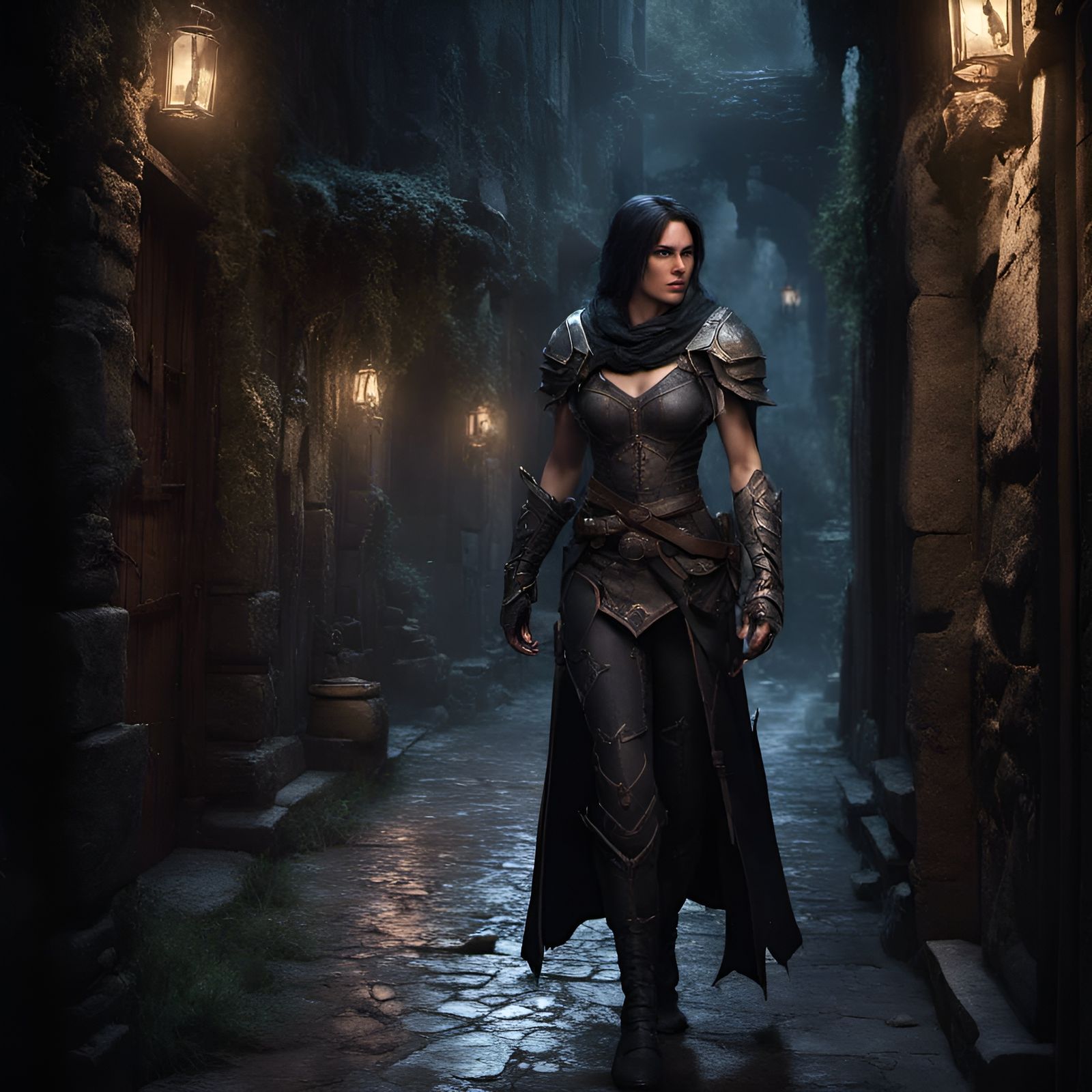 Rogue female - AI Generated Artwork - NightCafe Creator