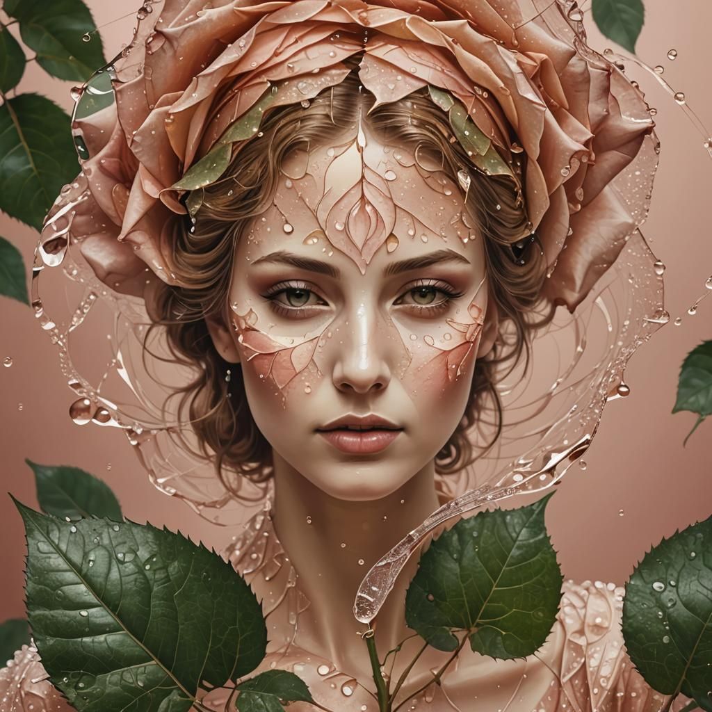 Rose water - AI Generated Artwork - NightCafe Creator