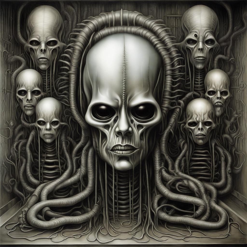 Gigeresque - AI Generated Artwork - NightCafe Creator