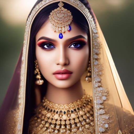 indian beauty - AI Generated Artwork - NightCafe Creator
