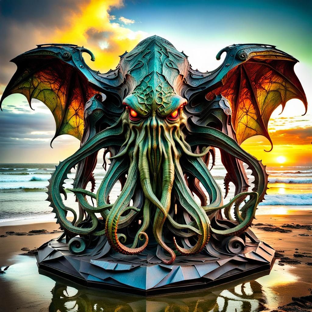 Cthulhu - AI Generated Artwork - NightCafe Creator