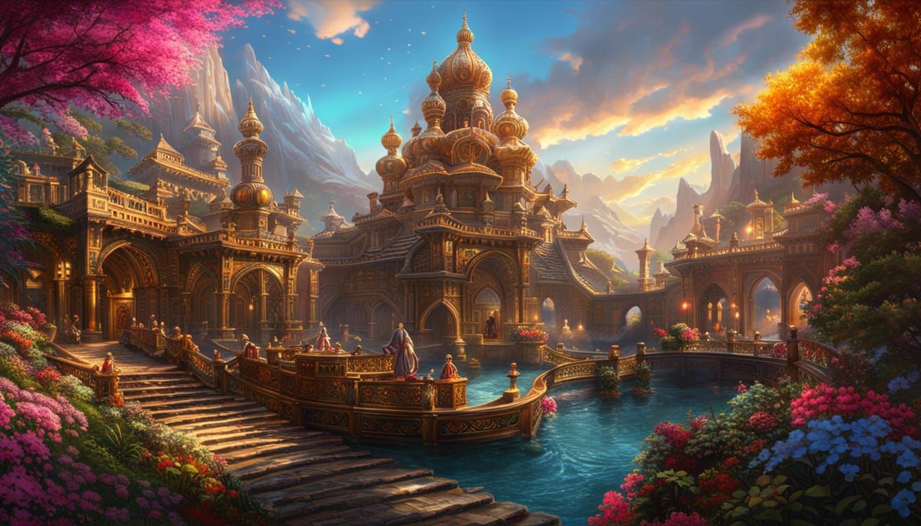 The Ancient Kingdom II - AI Generated Artwork - NightCafe Creator