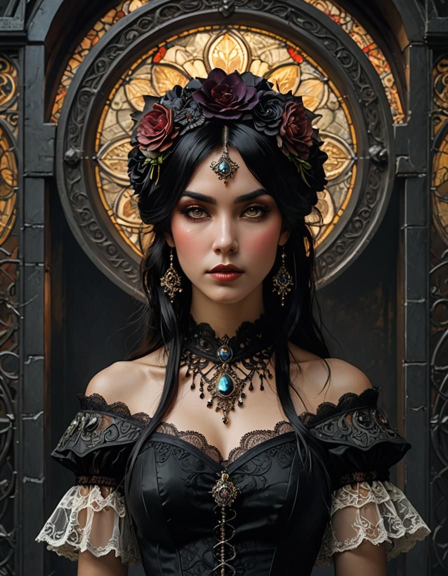 Fashion: Gothic - AI Generated Artwork - NightCafe Creator