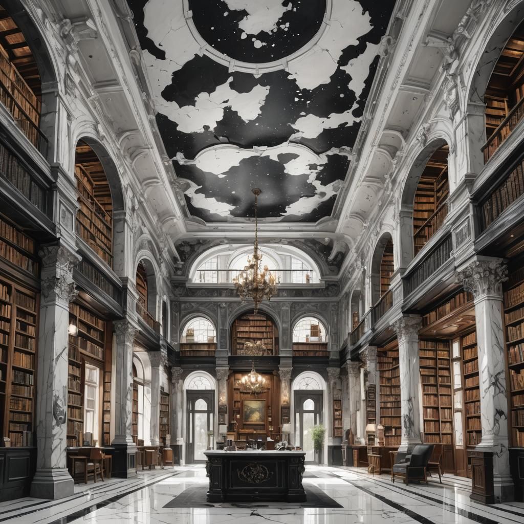 Library - AI Generated Artwork - NightCafe Creator