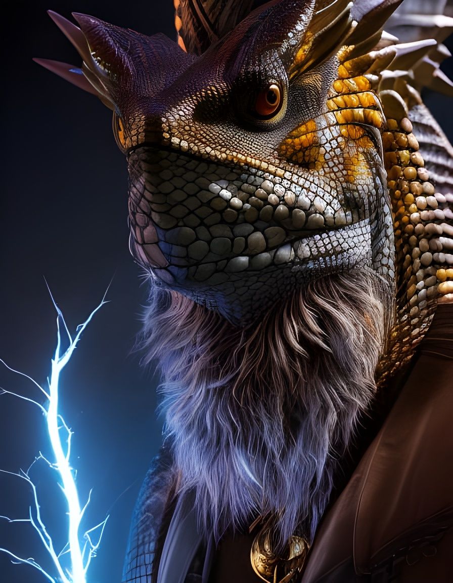 Wizard Lizard - AI Generated Artwork - NightCafe Creator