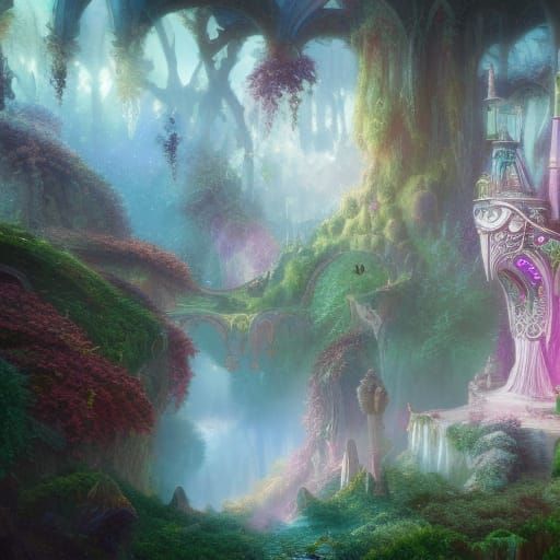 Whimsical Fairy Wonderland - AI Generated Artwork - NightCafe Creator