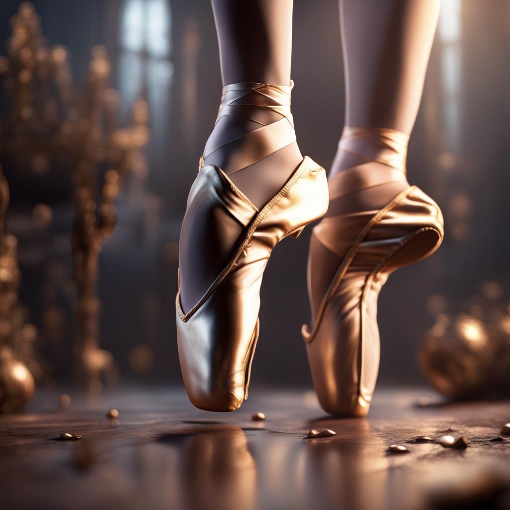 Pointe shoes - AI Generated Artwork - NightCafe Creator