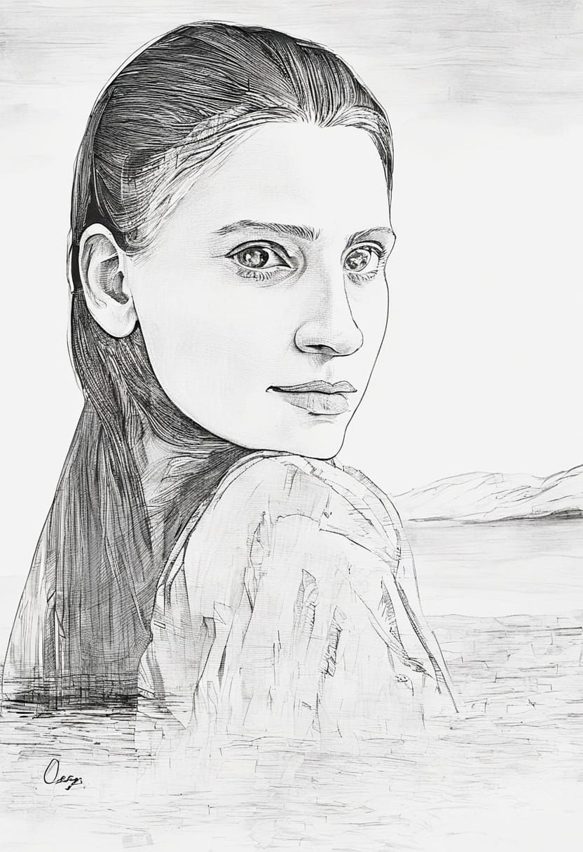 Cubist Portrait in Response to Olga - AI Art