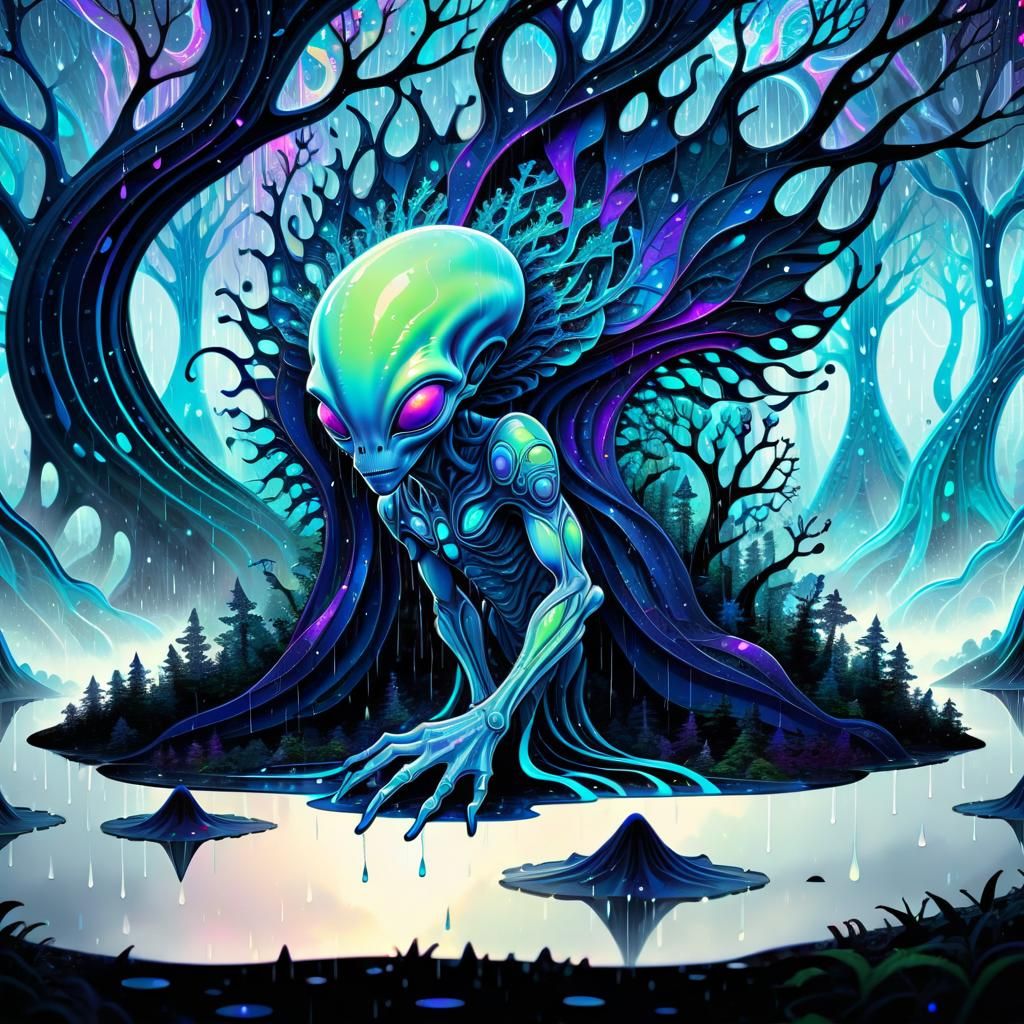 Alien - AI Generated Artwork - NightCafe Creator