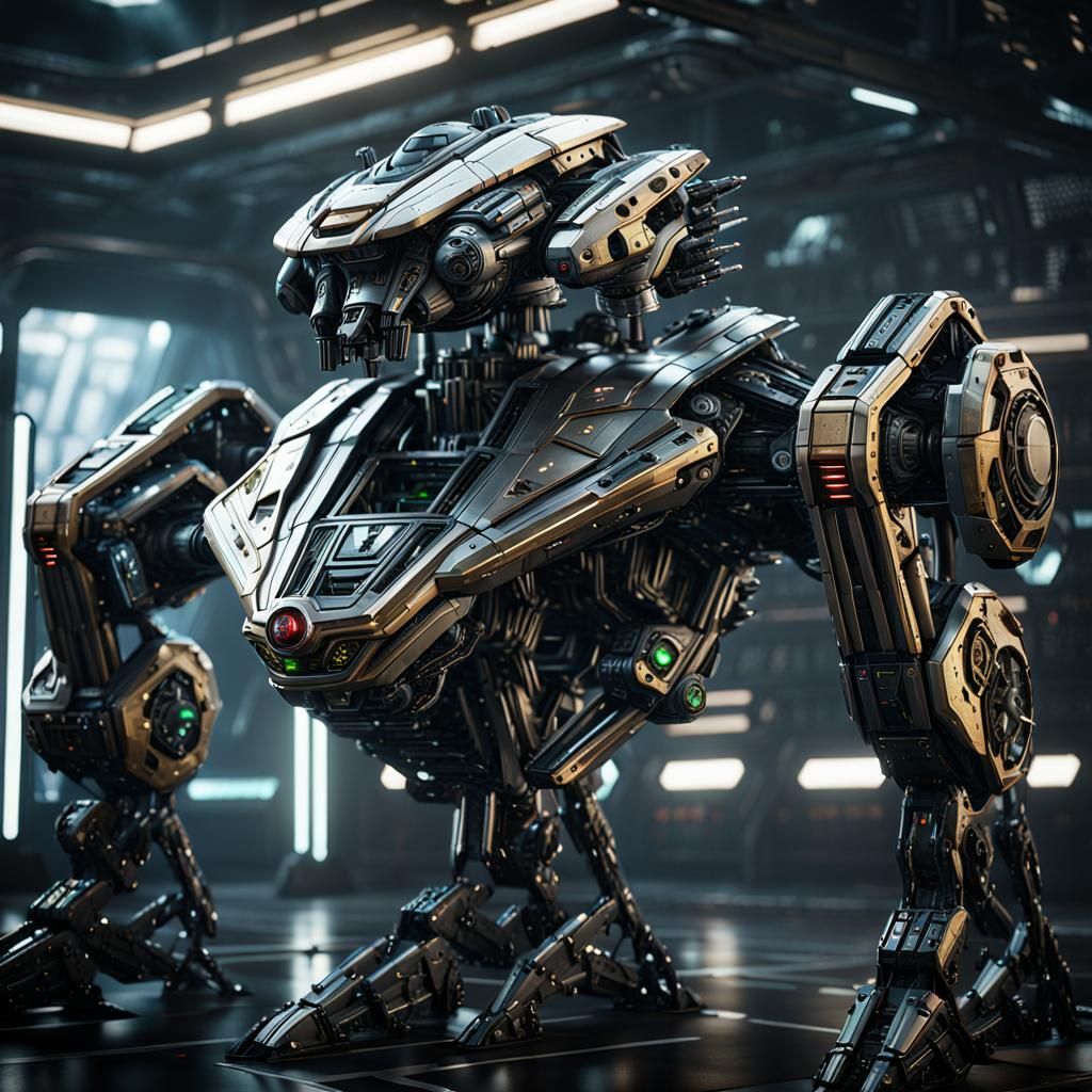 Borg Queen Star Trek | intricate mech details, ground level shot, 8K ...
