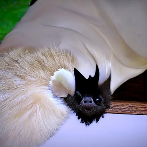 The fluffiest bat - AI Generated Artwork - NightCafe Creator