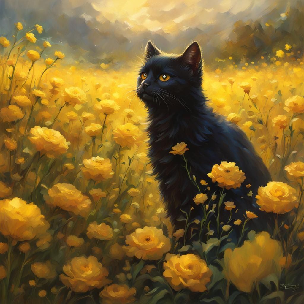 Cat Art 2 - AI Generated Artwork - NightCafe Creator