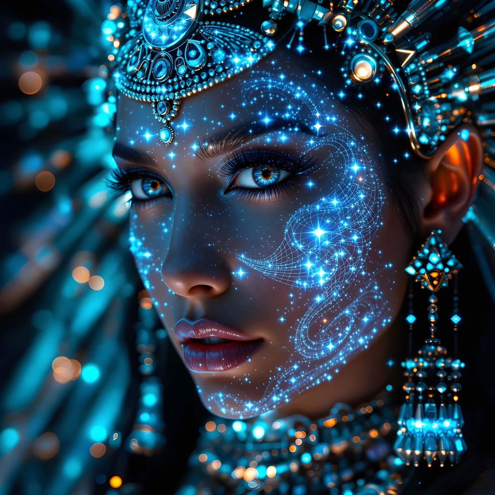 Portrait in Celestial Regalia - Portrait in Celestial Regali...