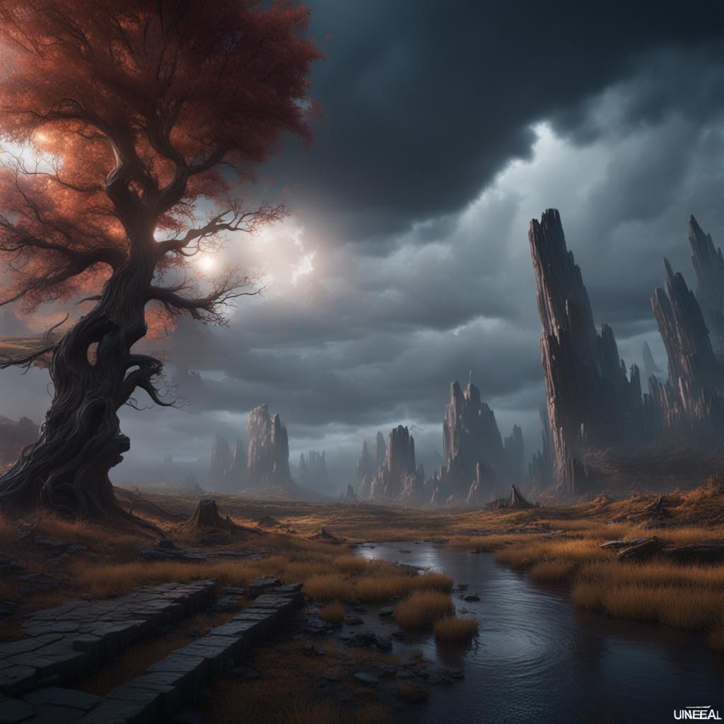 Sad weather - AI Generated Artwork - NightCafe Creator