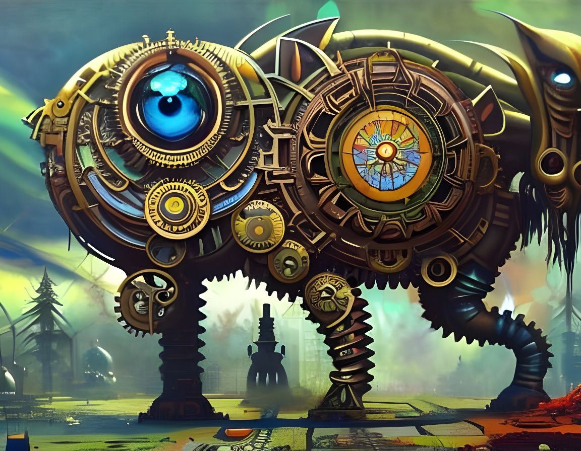 Gallery: Abstract sci-fi machinery 21may23 - AI Generated Artwork ...