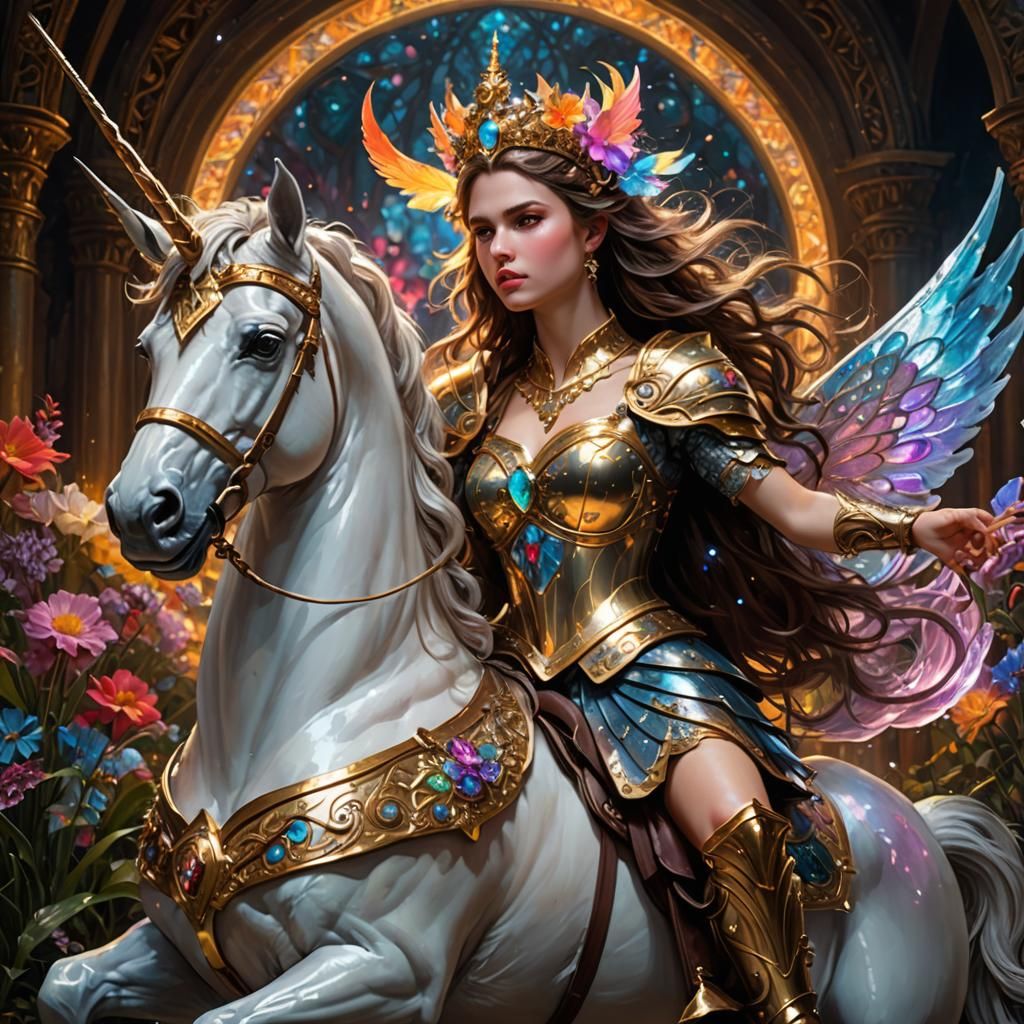 Unicorn Rider - AI Generated Artwork - NightCafe Creator