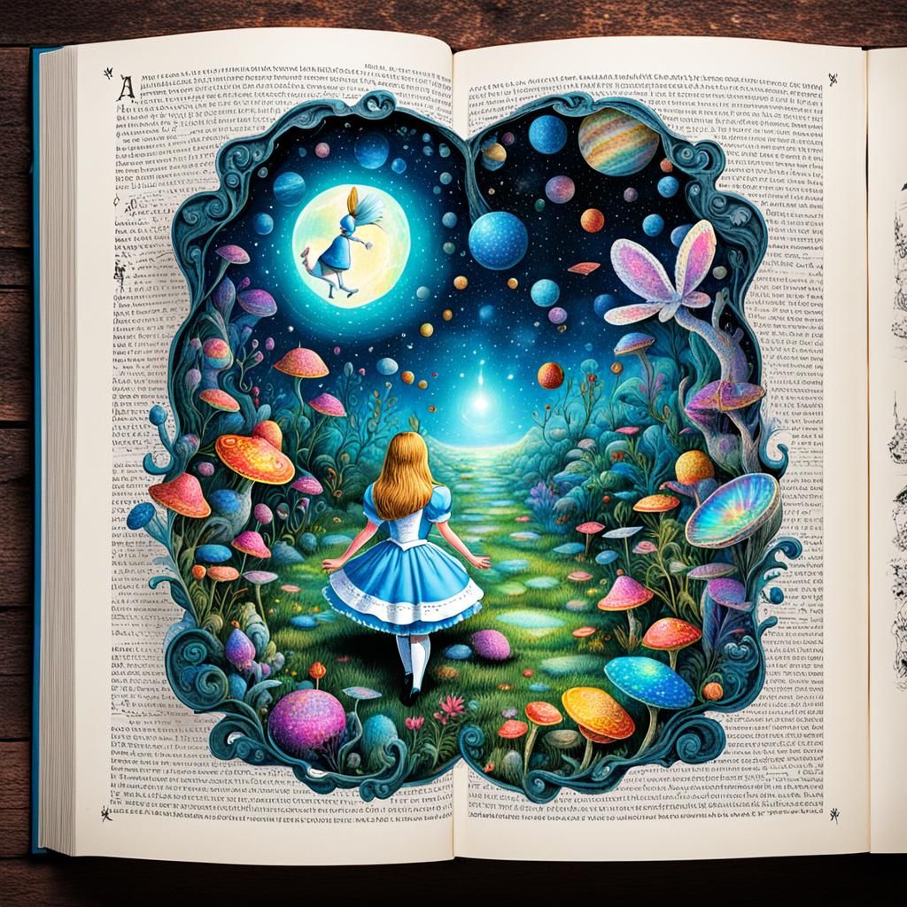 Alice In Wonderland - AI Generated Artwork - NightCafe Creator