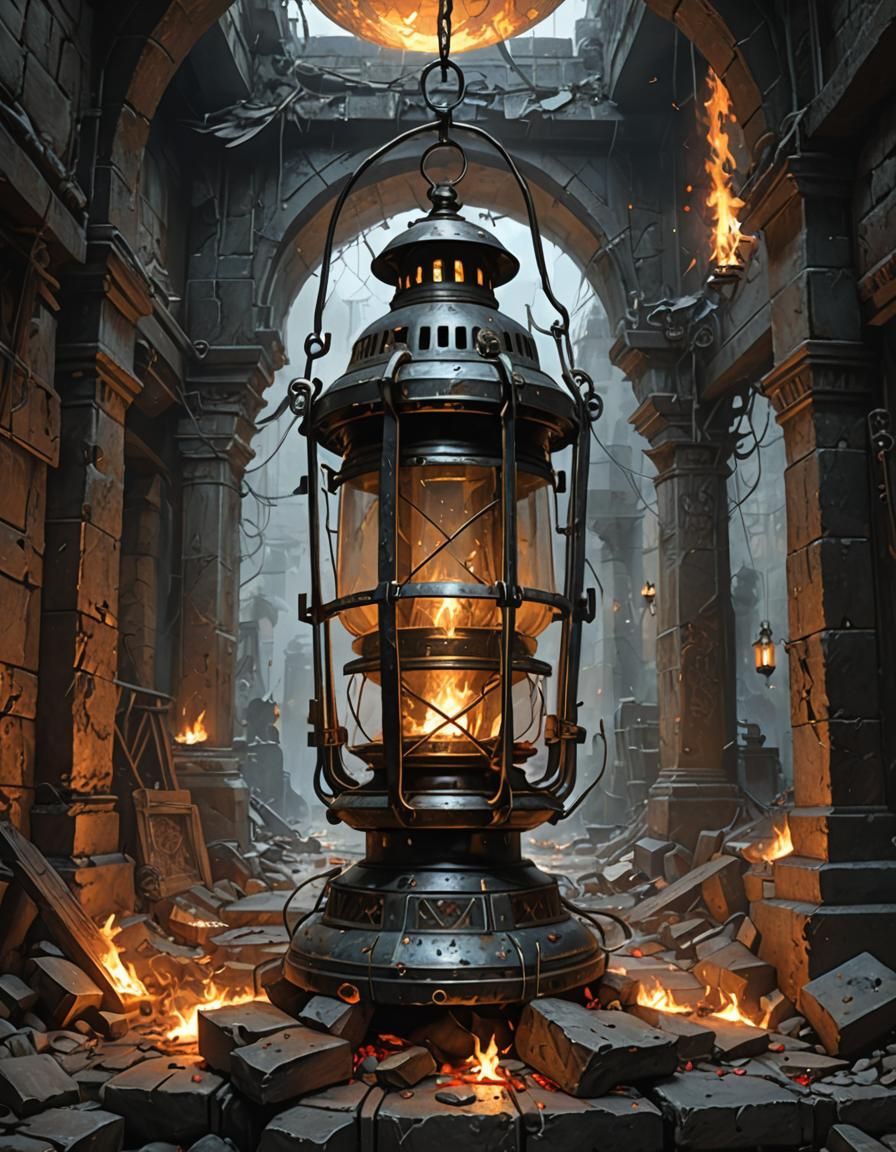 Last Lantern Standing. - AI Generated Artwork - NightCafe Creator