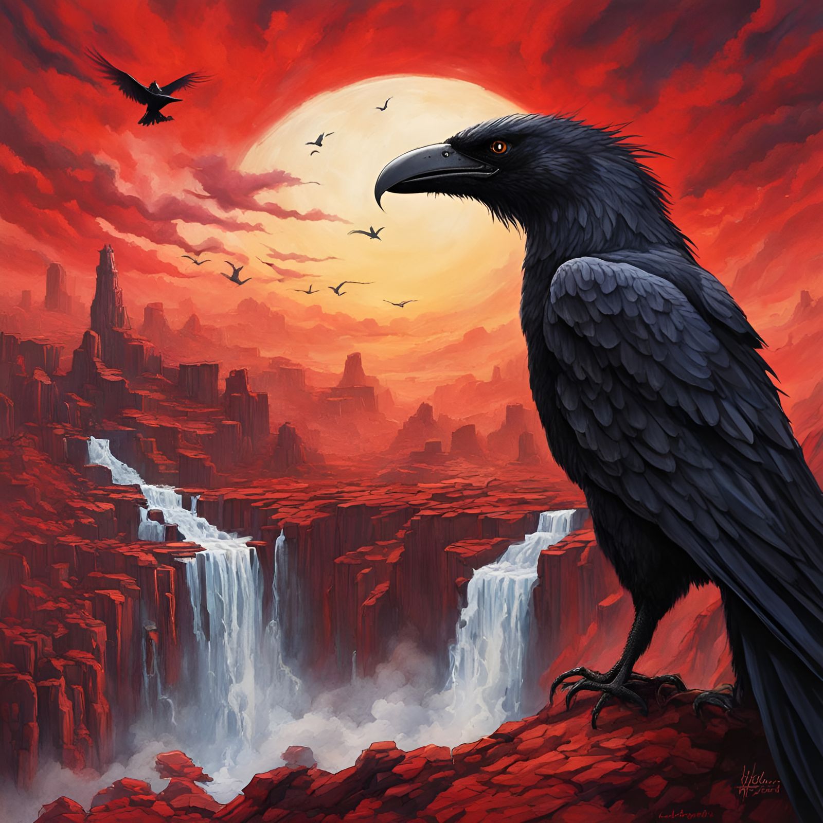 The King Crow - AI Generated Artwork - NightCafe Creator