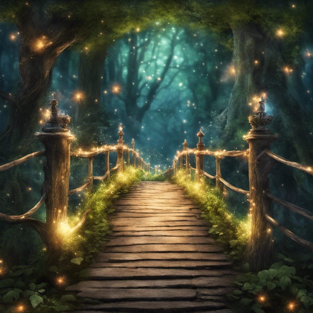 Fairy Bridge - AI Generated Artwork - NightCafe Creator