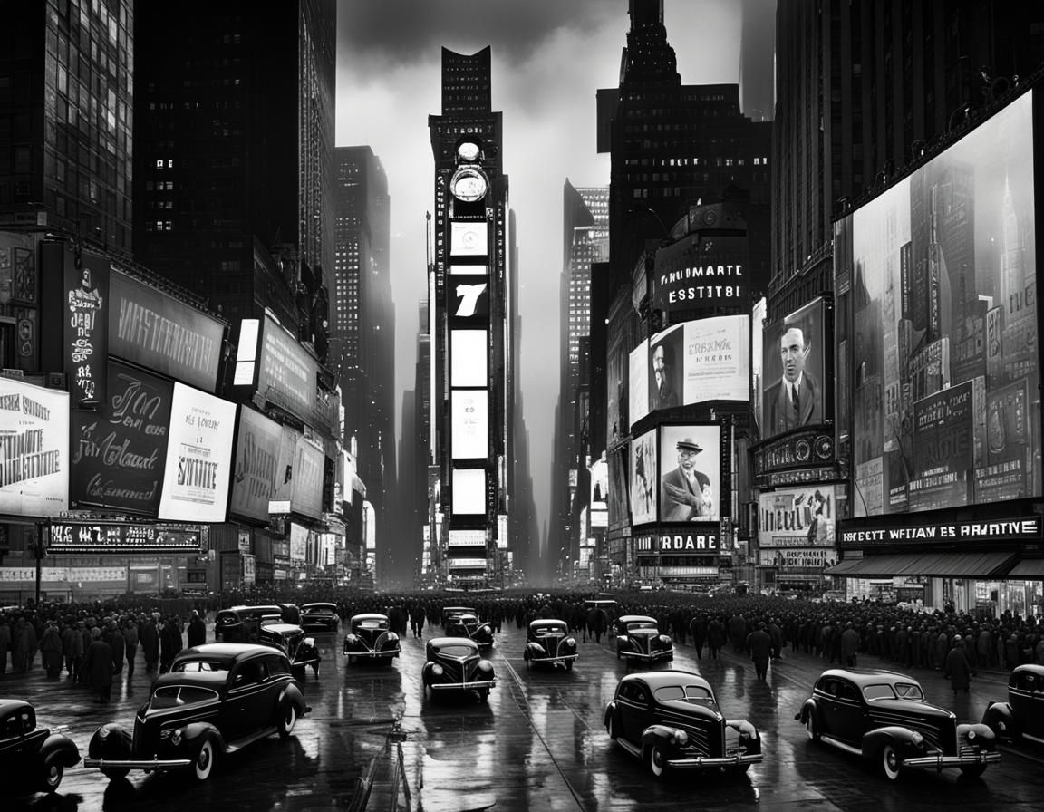 Times Square - AI Generated Artwork - NightCafe Creator