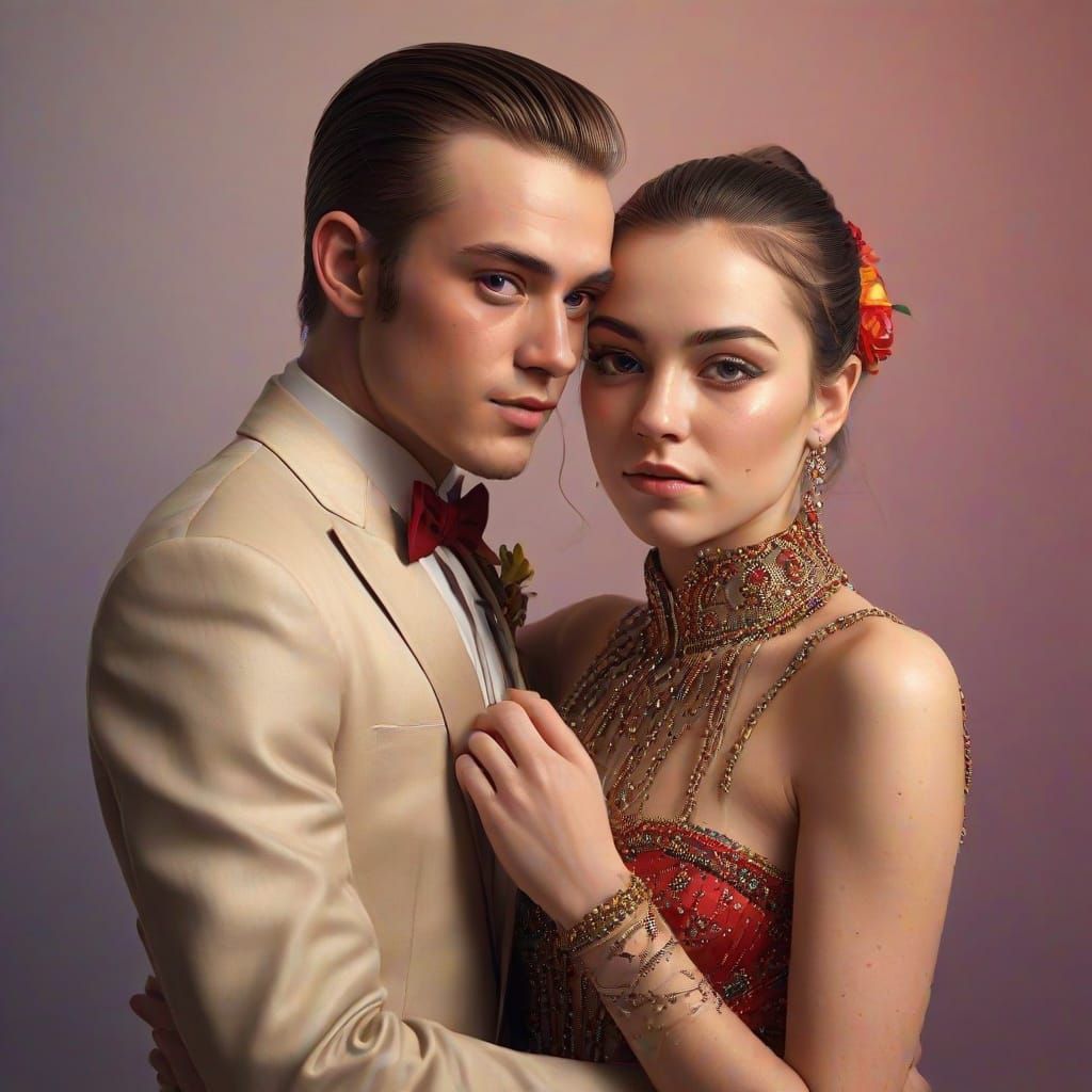 Siamese twins at the prom - Siamese Twins in Vibrant Prom At...