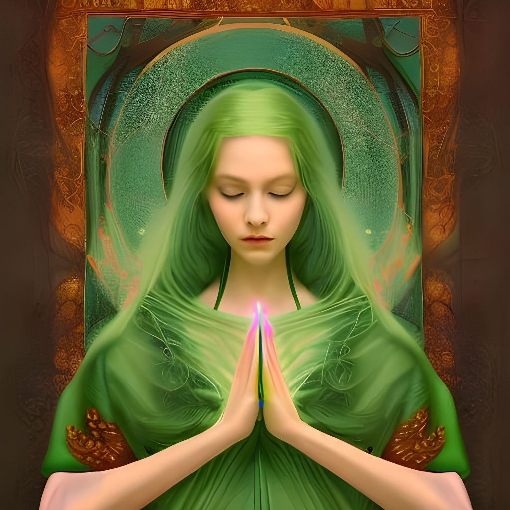 Divine Blessing - AI Generated Artwork - NightCafe Creator