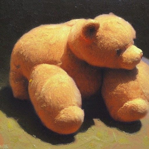 Swole Teddy Bear - AI Generated Artwork - NightCafe Creator