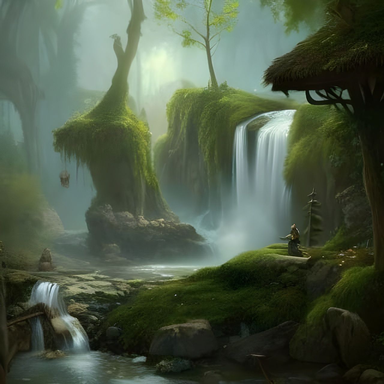 Where it's peaceful - AI Generated Artwork - NightCafe Creator