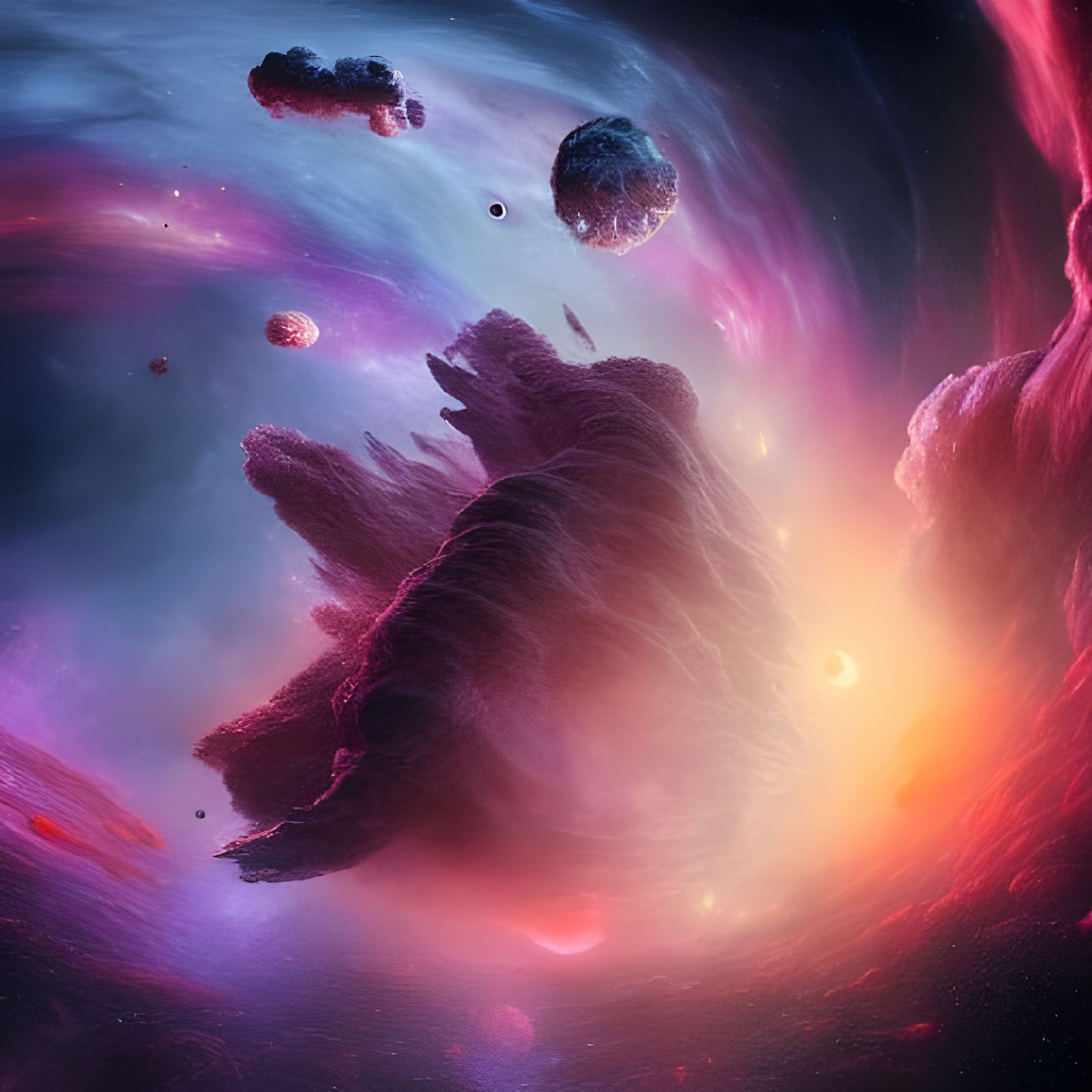 Nebulas XI - AI Generated Artwork - NightCafe Creator