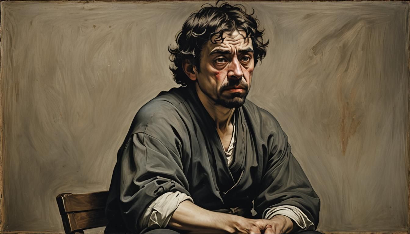 Caravaggio Portrait - AI Generated Artwork - NightCafe Creator
