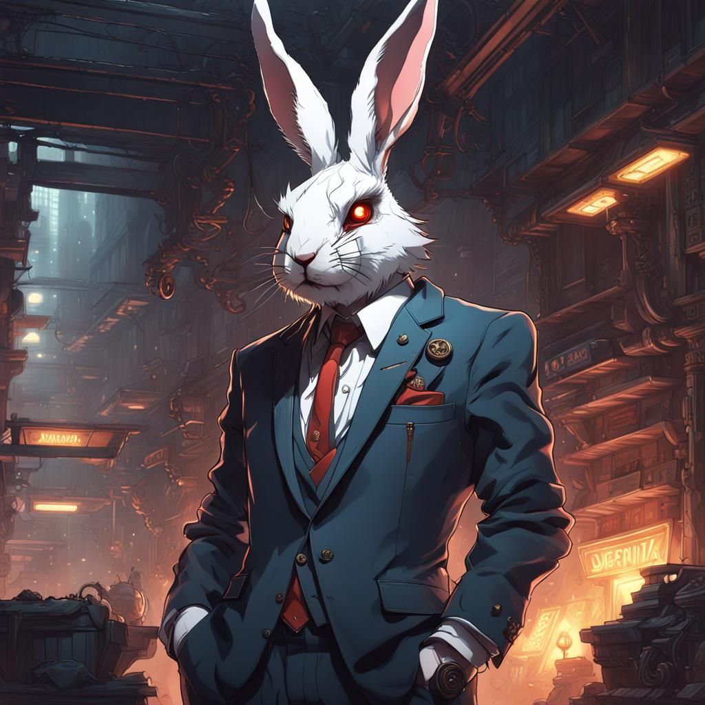 Mr. Rabbit - AI Generated Artwork - NightCafe Creator