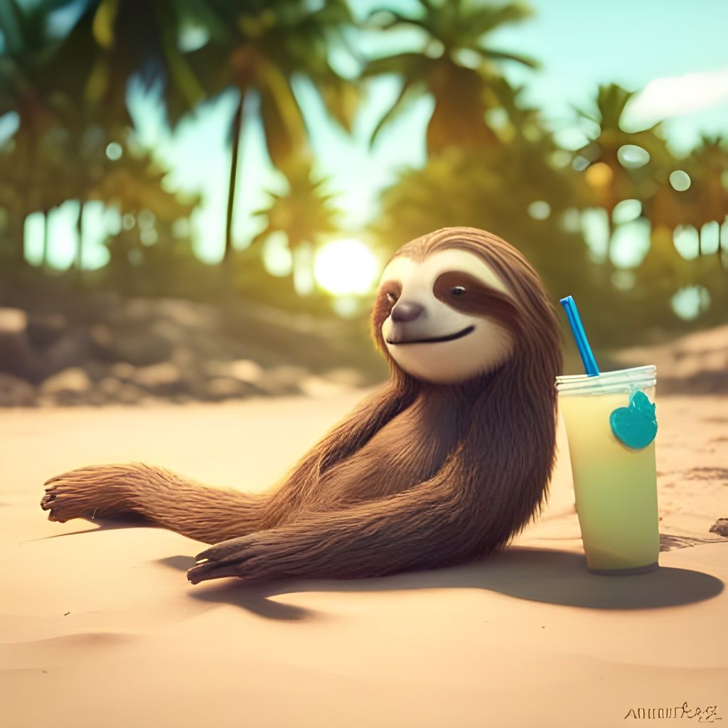 Sloth - AI Generated Artwork - NightCafe Creator