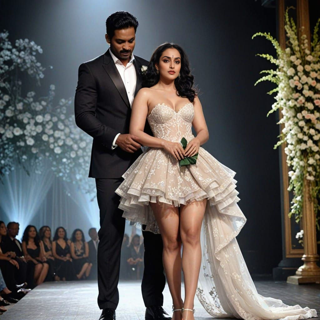 Award function - Epic Cinematic Portrait of Glamorous Award...