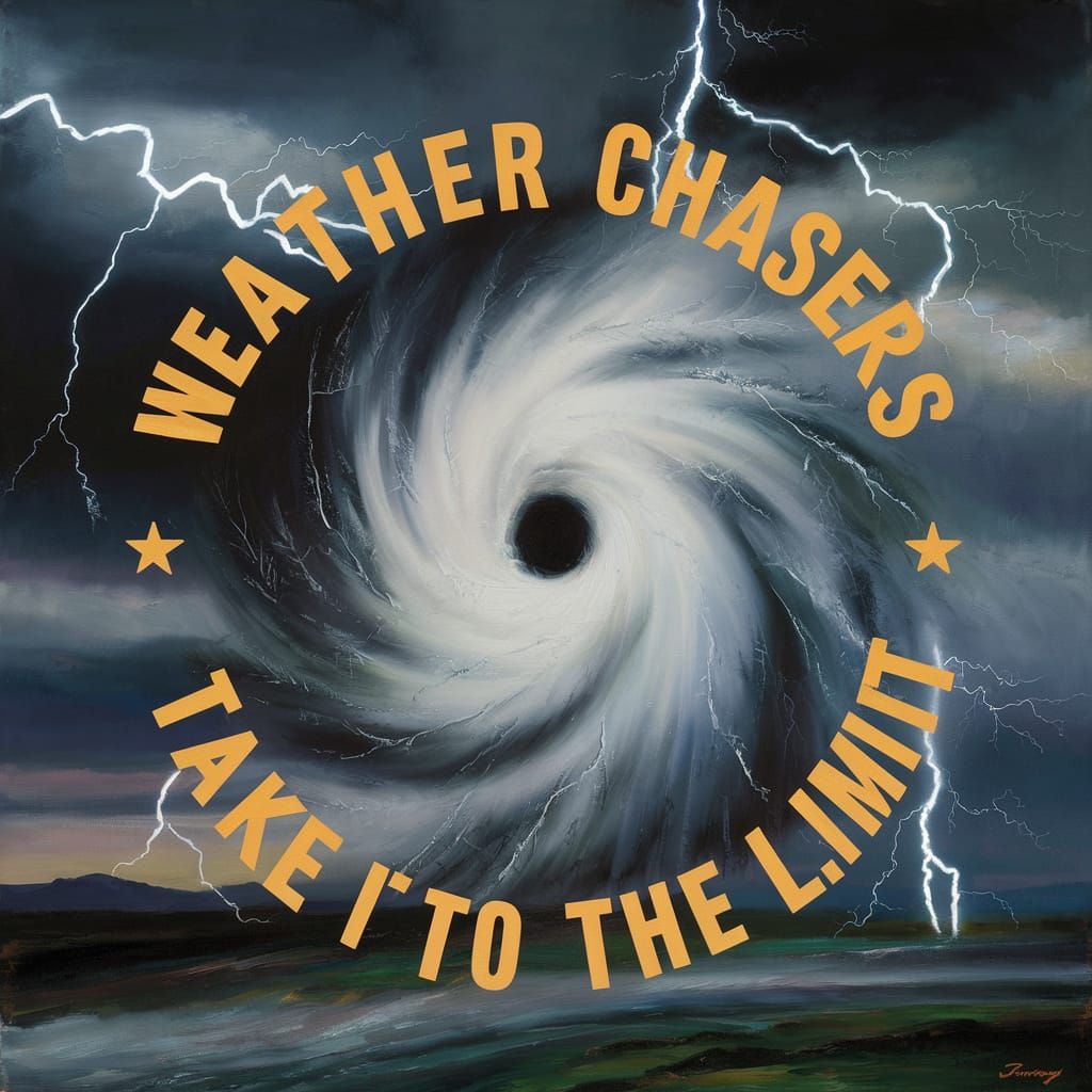 A logo of a lightning around a cyclone and the words Take it to the ...