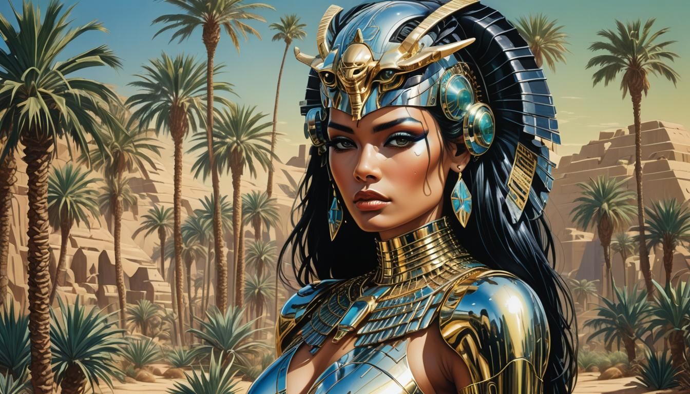 Cybersphinx - AI Generated Artwork - NightCafe Creator