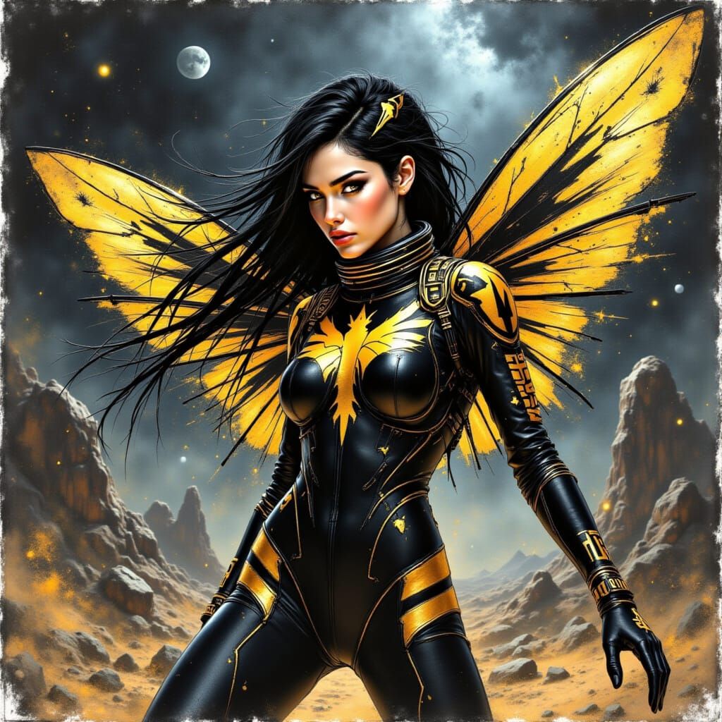 Ancient Gold LoRA version of Mothgirl