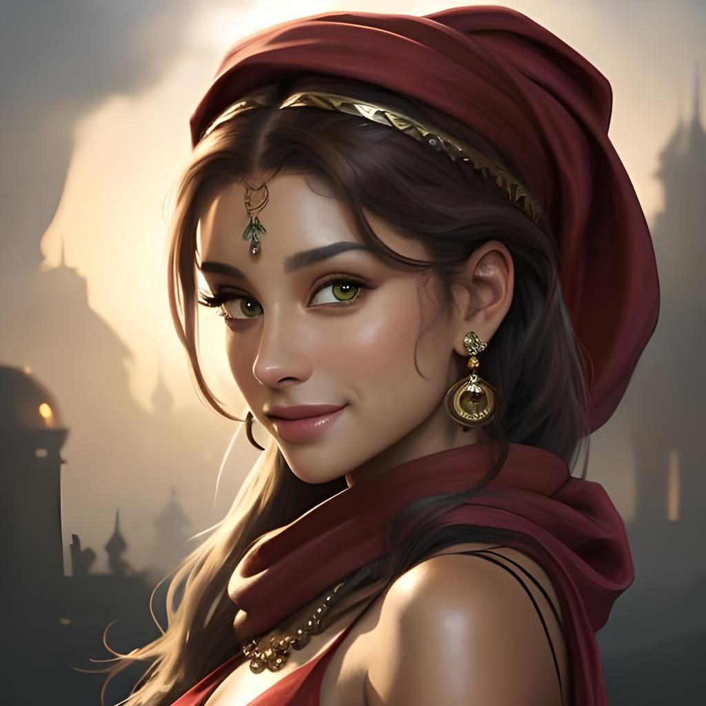 Gypsy Girl - AI Generated Artwork - NightCafe Creator