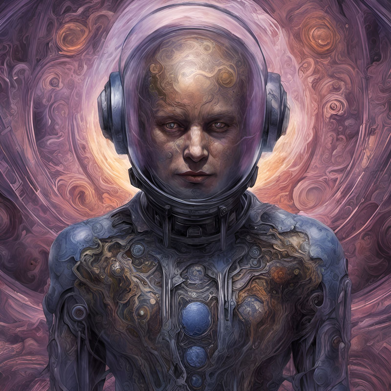 Creepy Exonaut EBE - AI Generated Artwork - NightCafe Creator