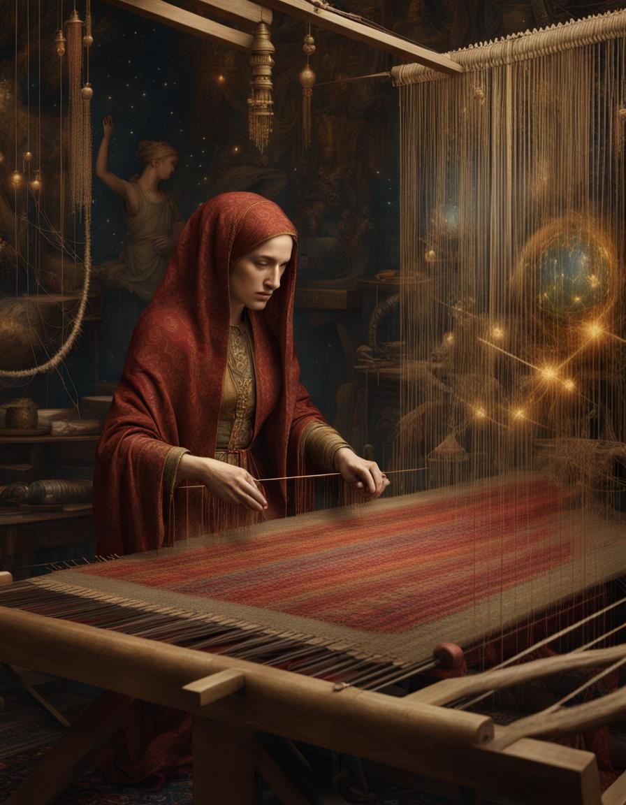 Mystic Weaver Series 1 - AI Generated Artwork - NightCafe Creator
