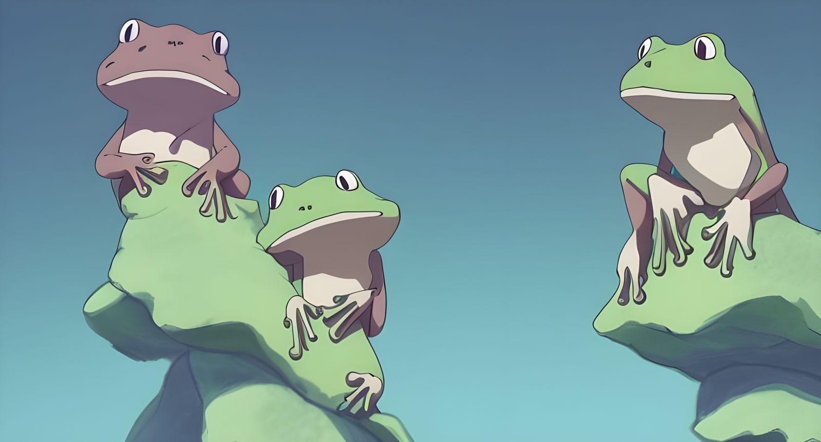 lil Frogs - AI Generated Artwork - NightCafe Creator