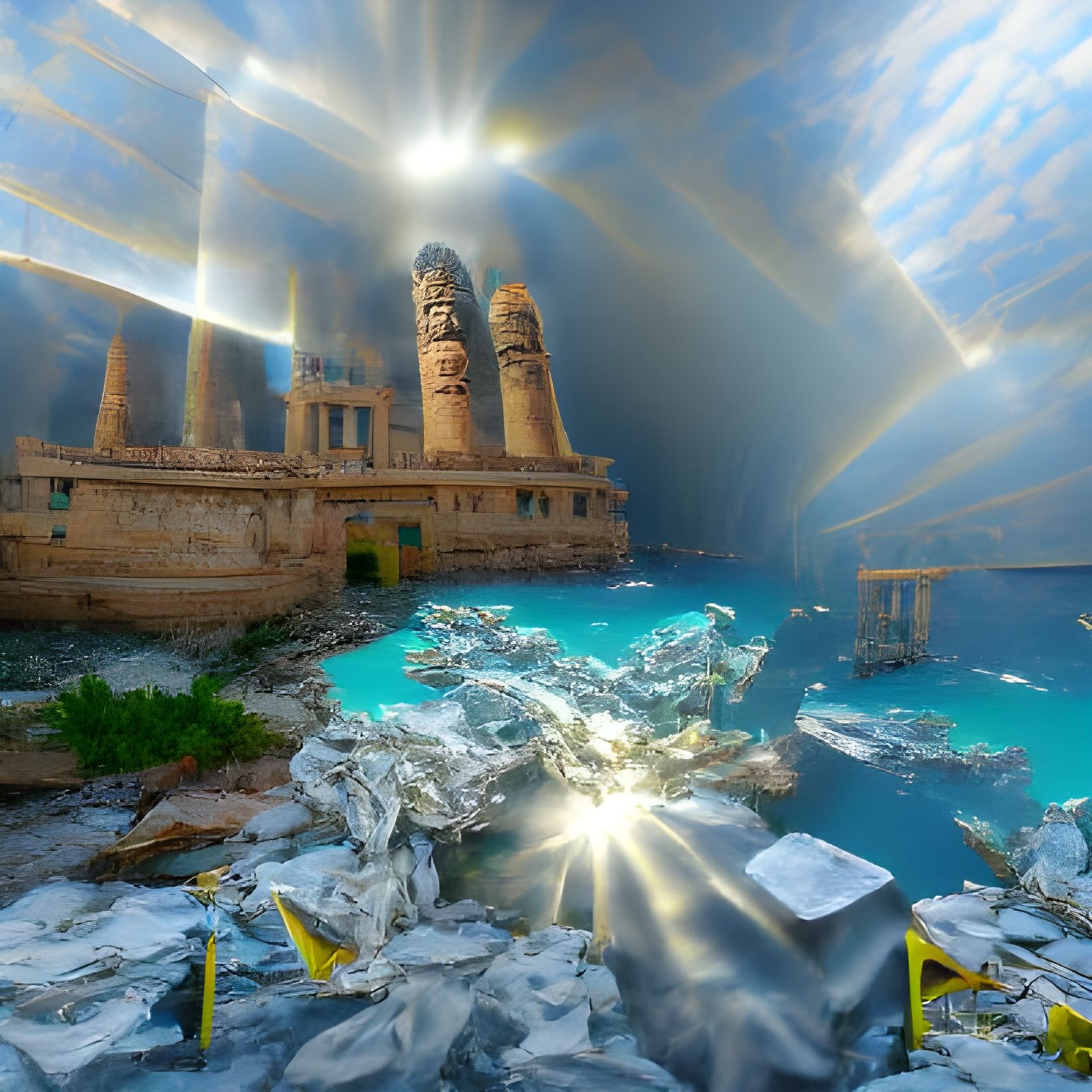 What happened to Atlantis - AI Generated Artwork - NightCafe Creator