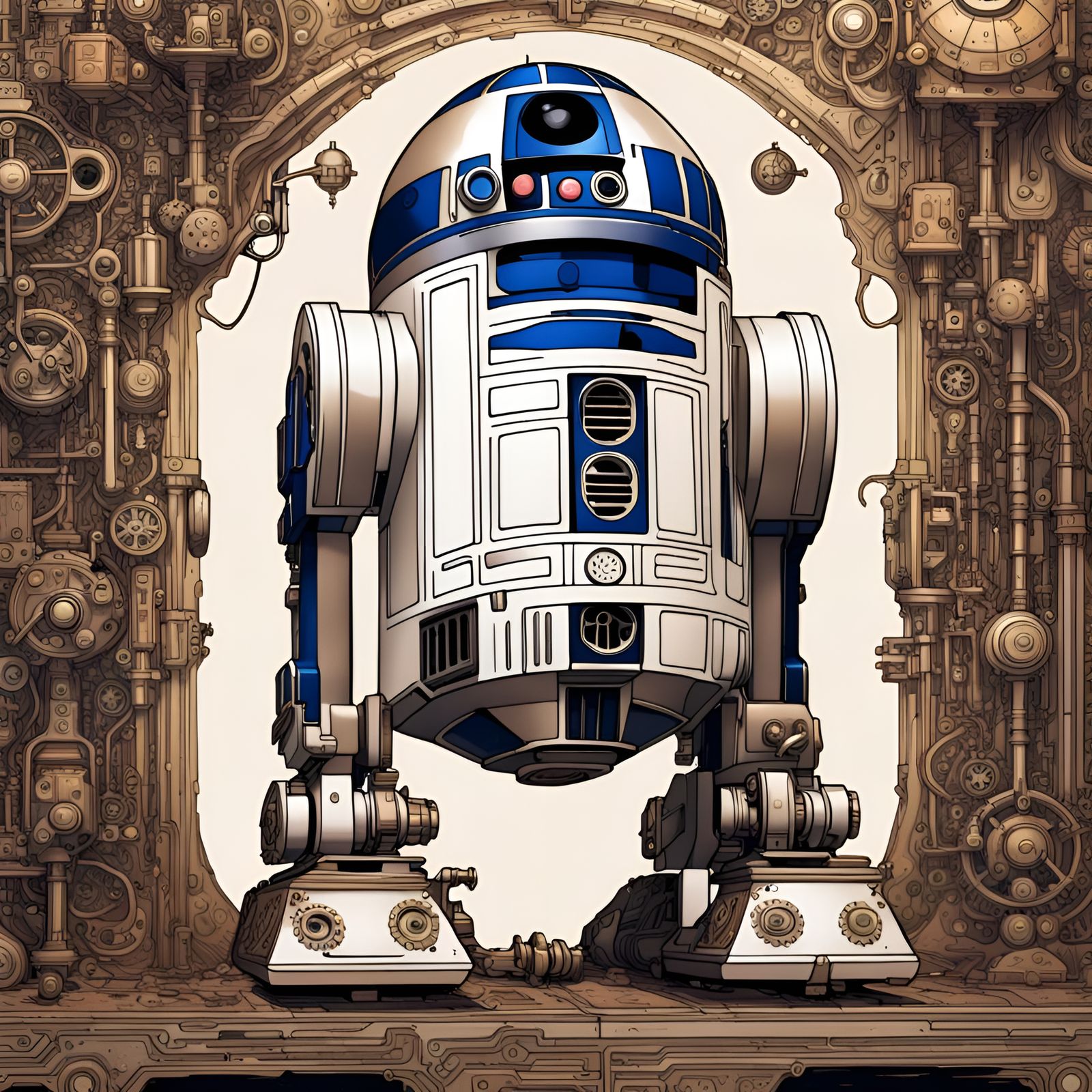 R2D2 - AI Generated Artwork - NightCafe Creator
