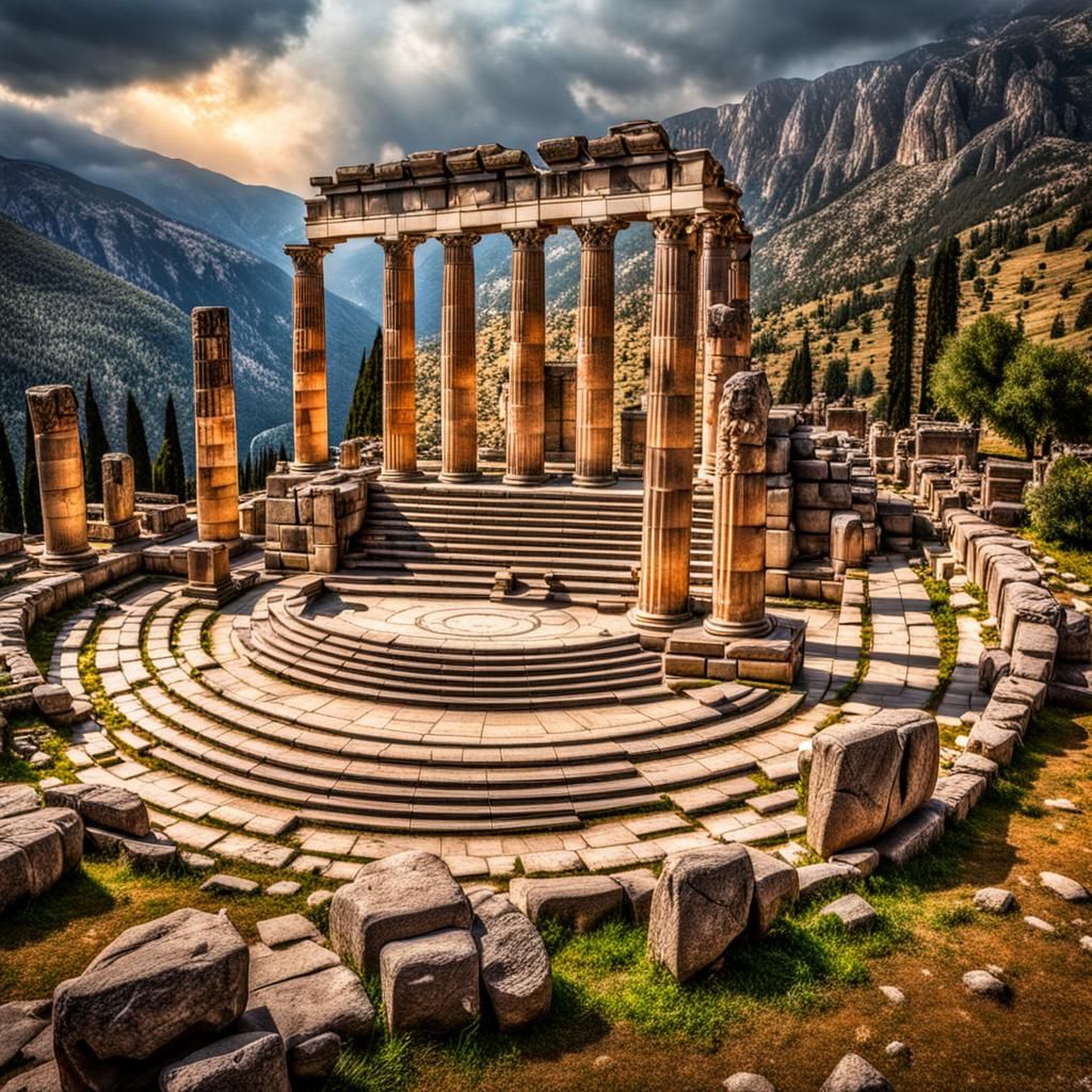 The Oracle of Delphi. - AI Generated Artwork - NightCafe Creator