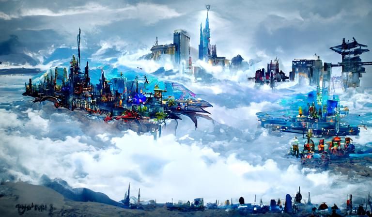 Final fantasy 12 city by Alayna Danner Dang My Linh Alyn Spiller Lim ...