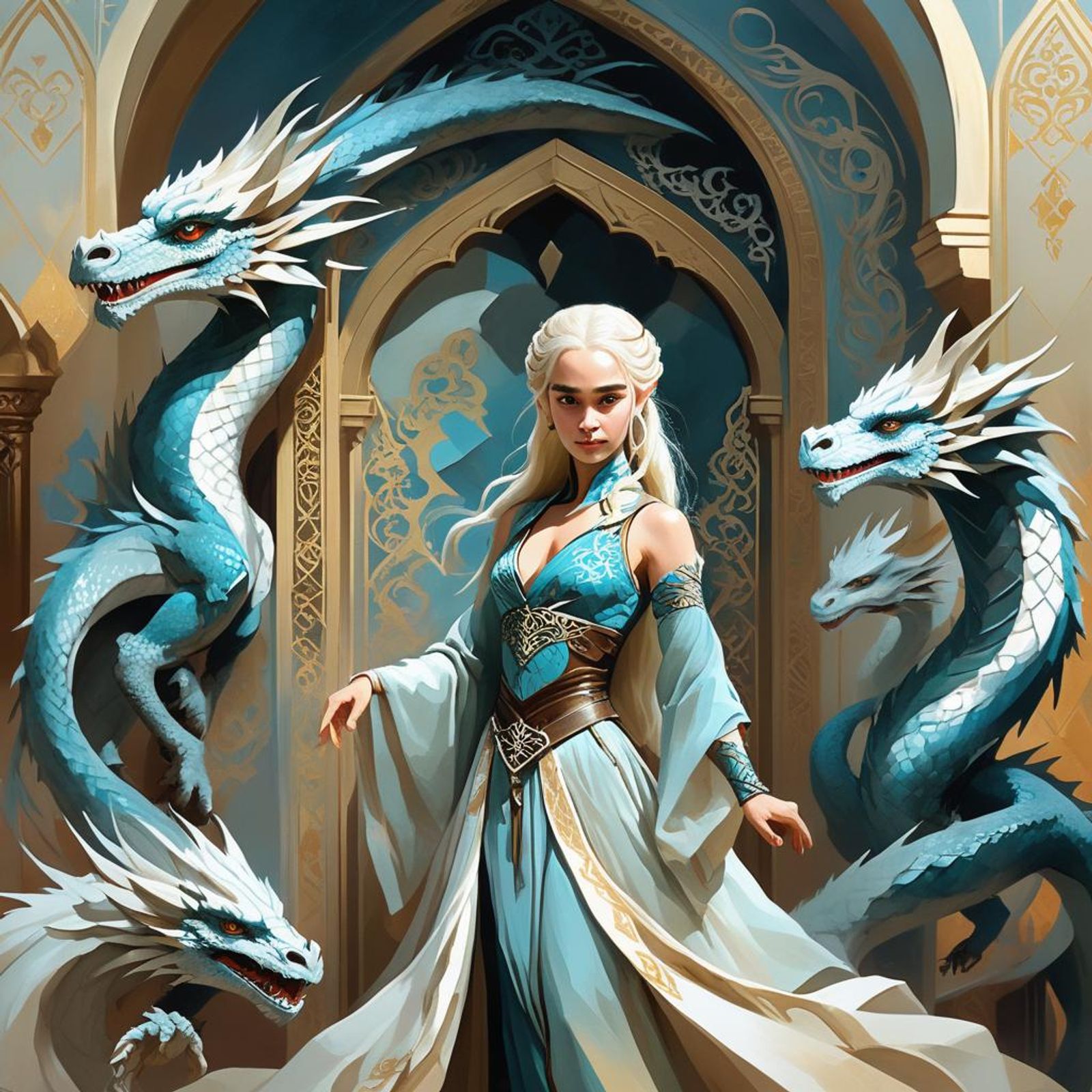 DECADENT Arabesque Dojo, Daenerys Targaryen, (DIAMOND:10) DRAGONS ...