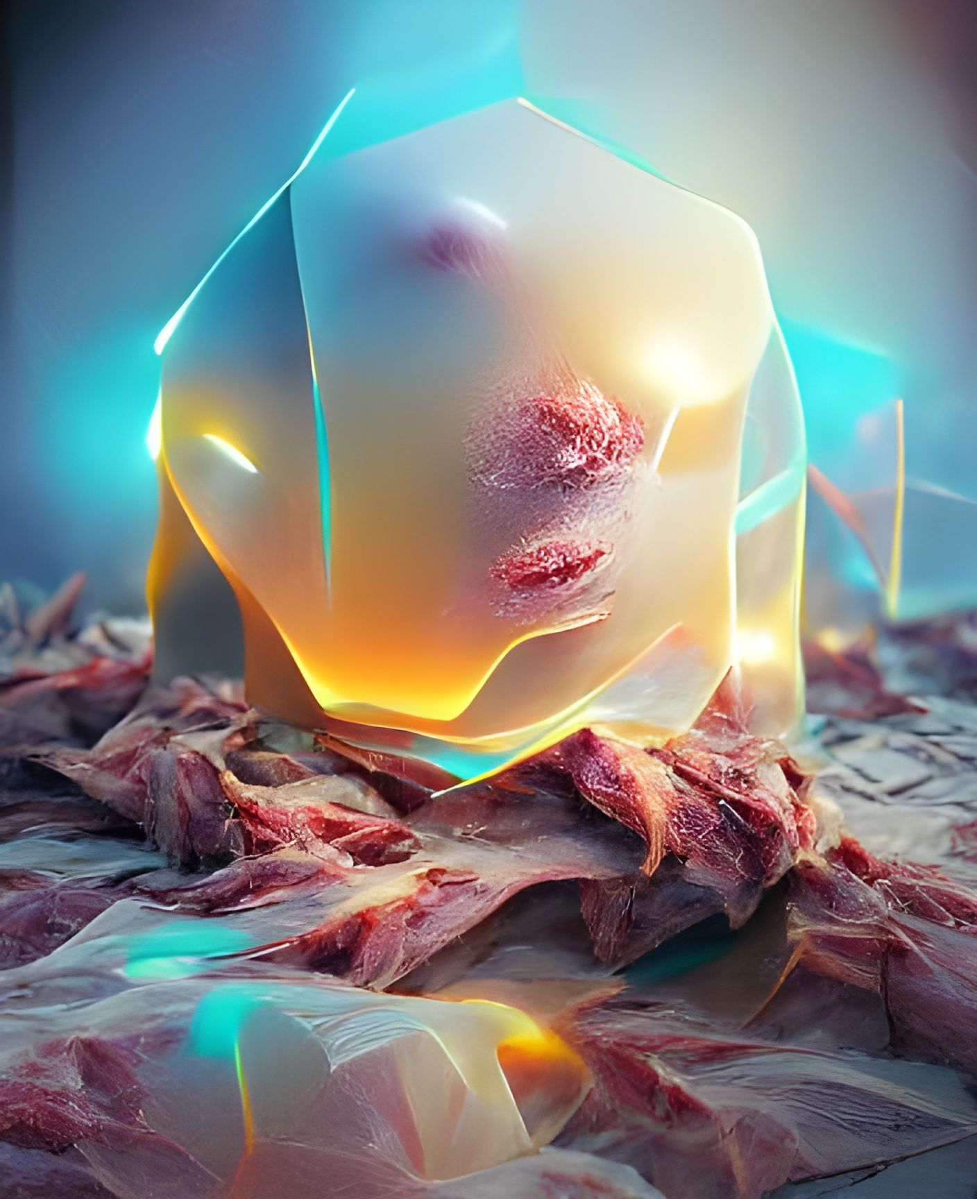 Translucent Skin - AI Generated Artwork - NightCafe Creator