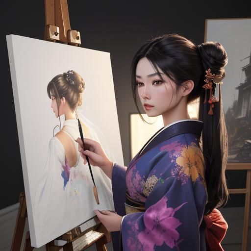 Art creating art - AI Generated Artwork - NightCafe Creator