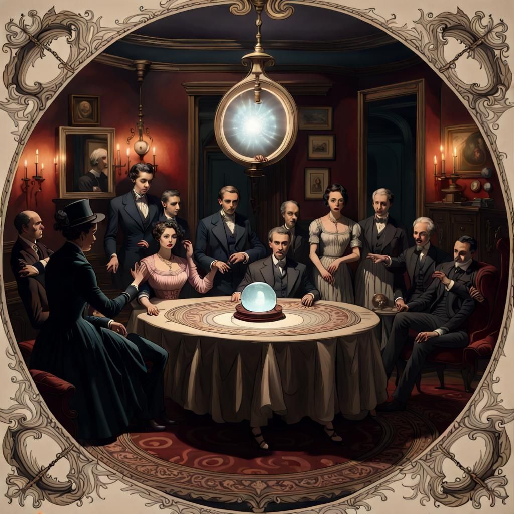 The Seance - AI Generated Artwork - NightCafe Creator